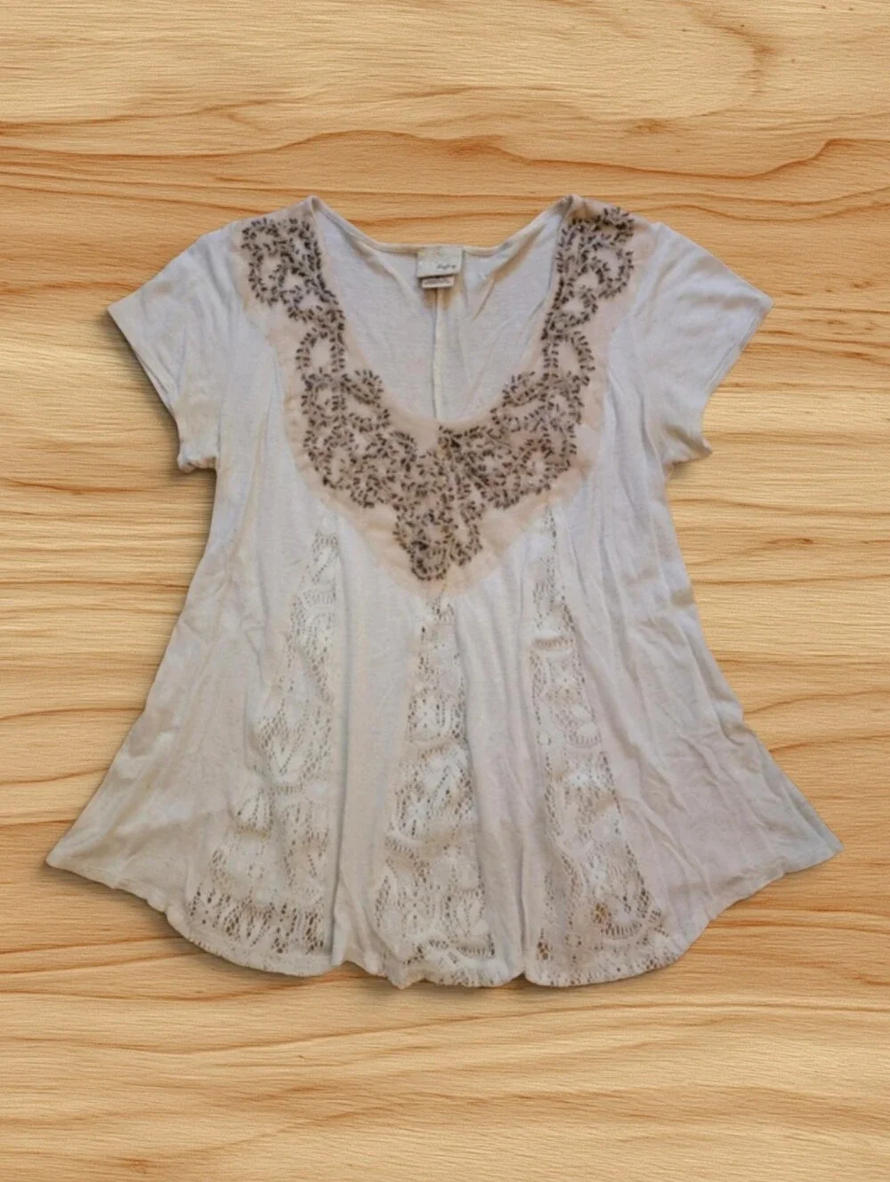 Daytrip | Tops | Daytrip Dreamy Beaded Crochet Blouse | Poshmark